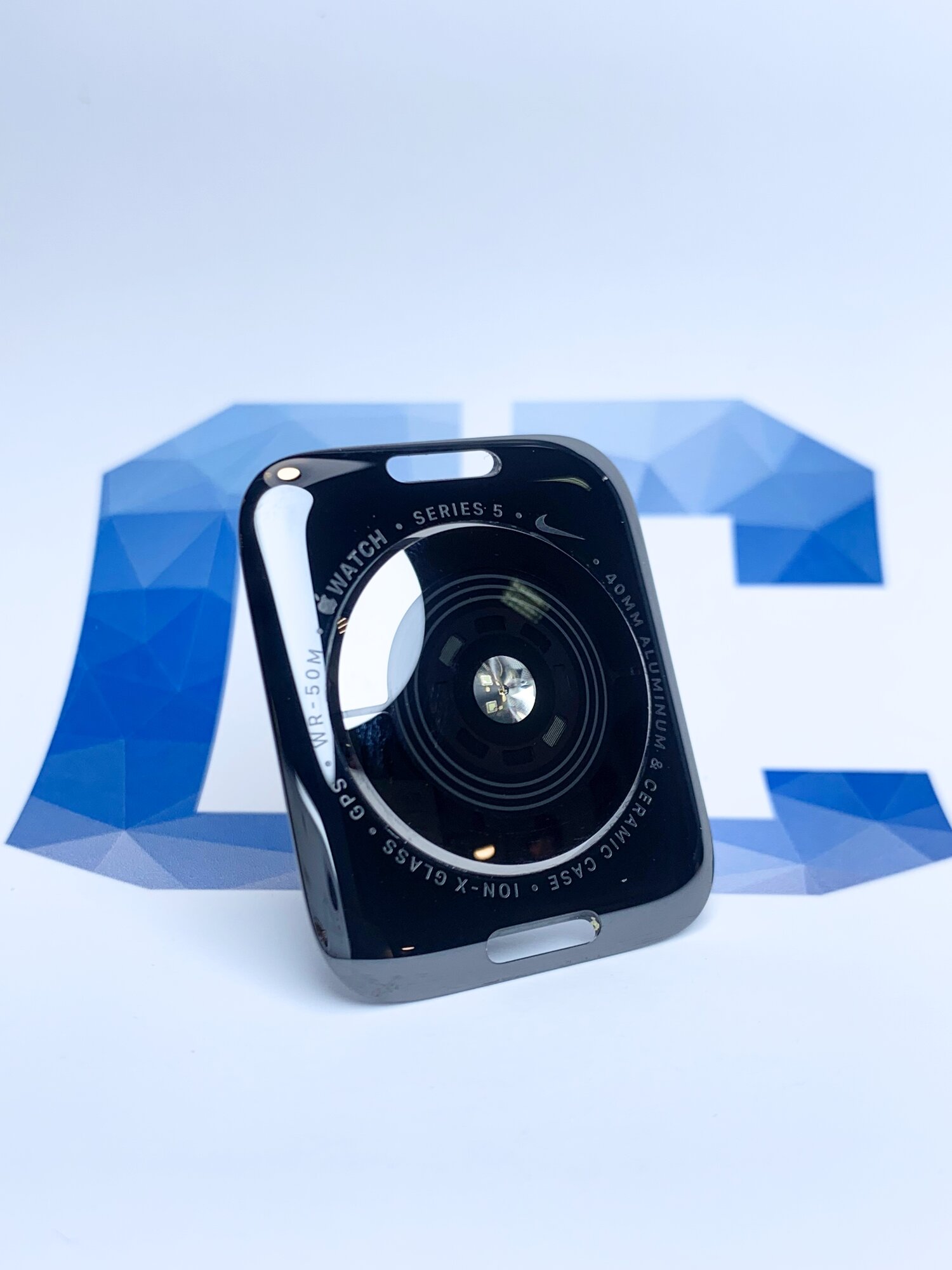 Нижняя крышка стеклянная Apple Watch 5 40mm Nike (с датчиками)