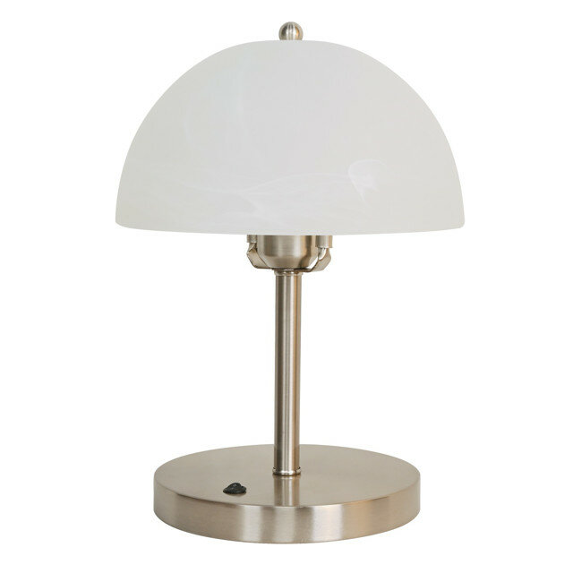 Балтийский стиль Венеция настольная лампа 1x60Вт Е27 металл хром дизайн интерьера