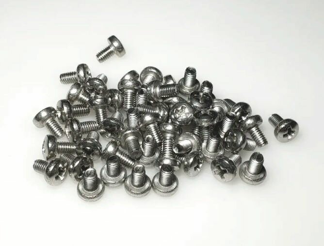 Винт DIN 7985 М 2х5 нержавеющая сталь А2 , полукруглая головка, 50 шт.