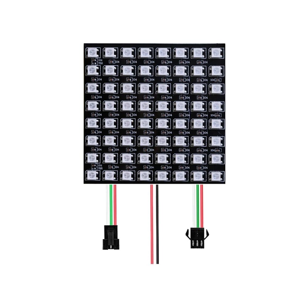 LOAMLIN гибкий светодиодный модуль WS2812B 16x16 RGB 1Pc 8X8