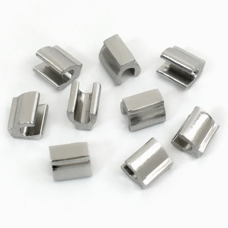 50 шт. Meetee 3 # 5 # Металлический U-образный стопор, ремонтный комплект для молнии, зажим для одежды, нескользящий концевой замок, инструменты, аксессуары для шитья своими руками