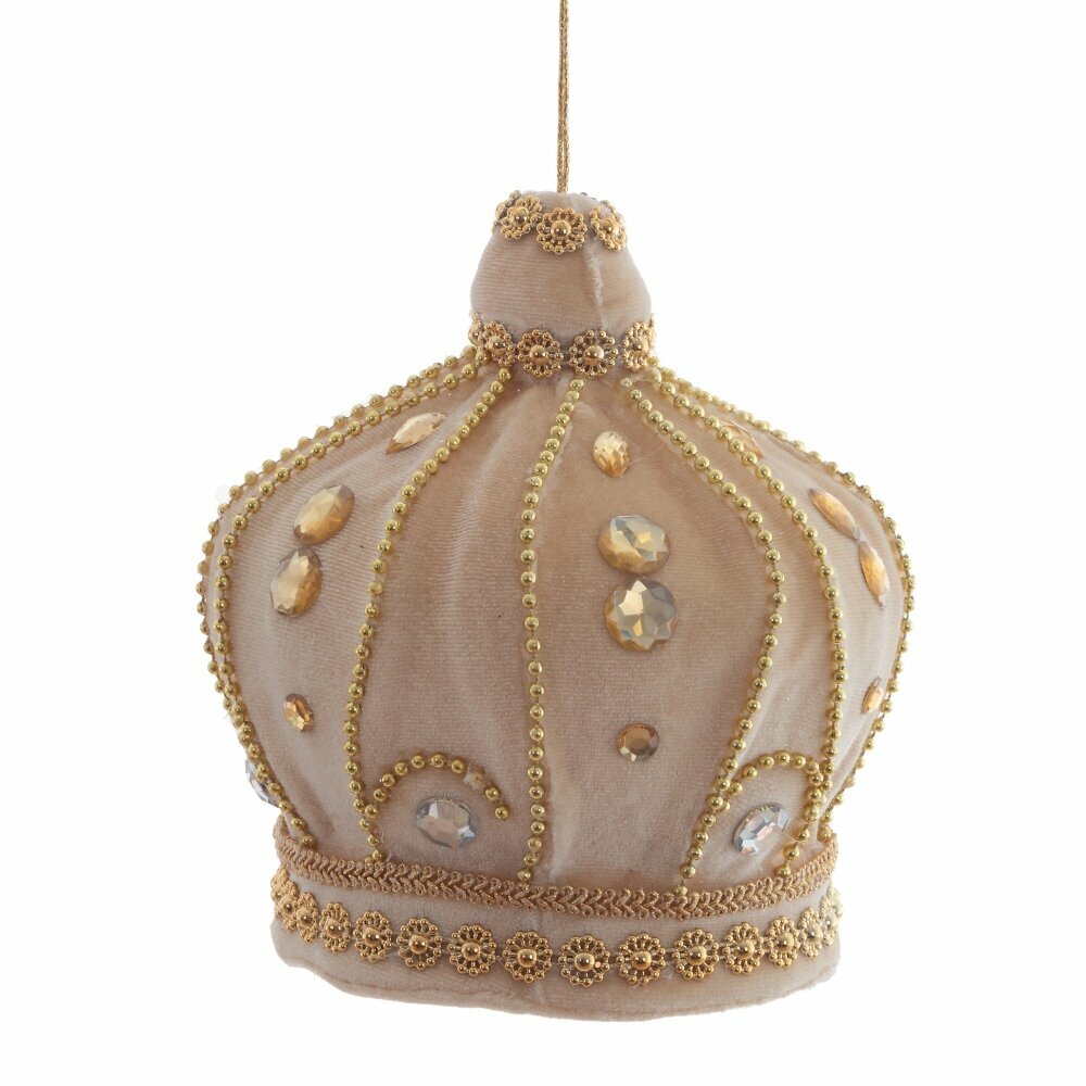 Елочная игрушка Корона, 12х12х15 см KSM-806869