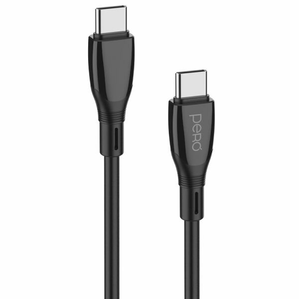 Кабель PERO DC11 Type-C - Type-C 3м 3A 60W Black (Черный)