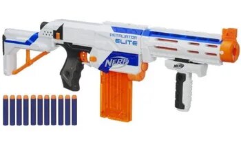 Бластер автомат Нёрф 4 в 1 Элит Риталиэйтор / Nerf N-Strike Elite Retaliator (автомат, дробовик, винтовка, пистолет, оружие игрушечное) HYL