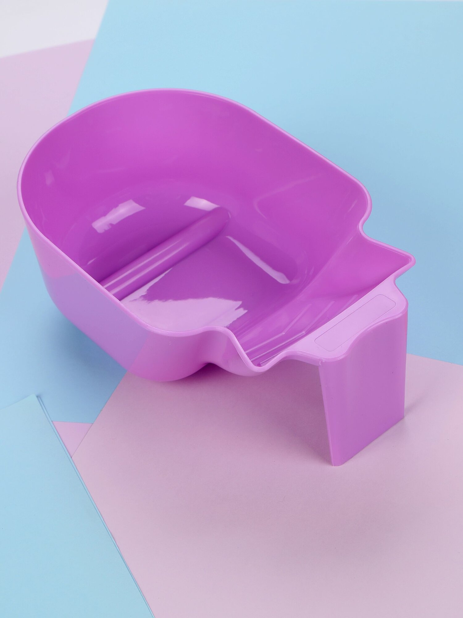 Парикмахерская чаша для окрашивания волос Gressio с ручкой и мерной линейкой 500 мл / Миска для смешивания краски