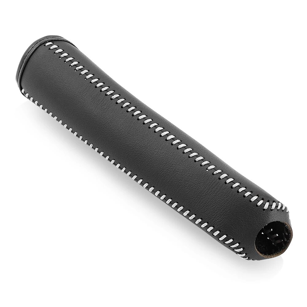 Кожаный защитный чехол для ручного тормоза для Fiat Punto 500 Stilo Bravo Grande Punto Palio серый