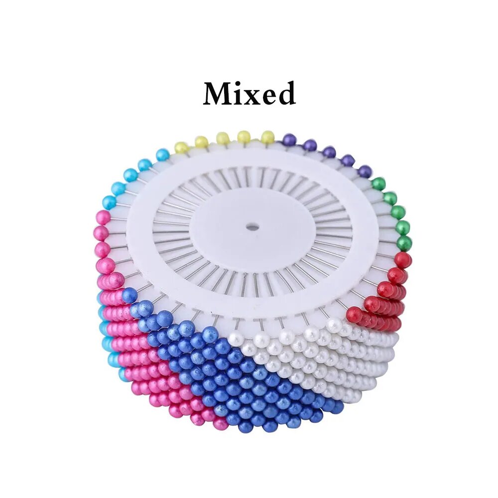 Швейные булавки Jay Home с жемчужной головкой 200pcs, MIXED