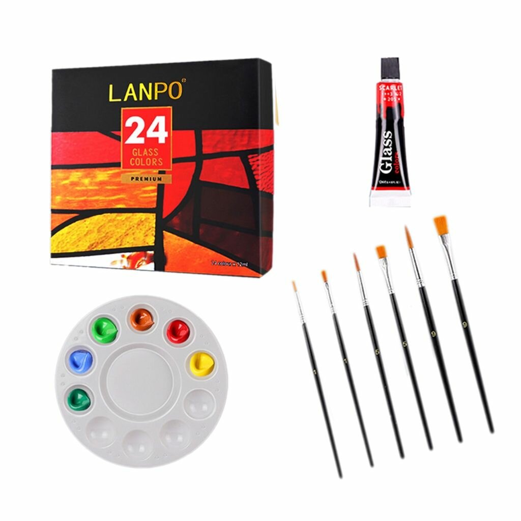 Набор керамических красок 12/24 цветов