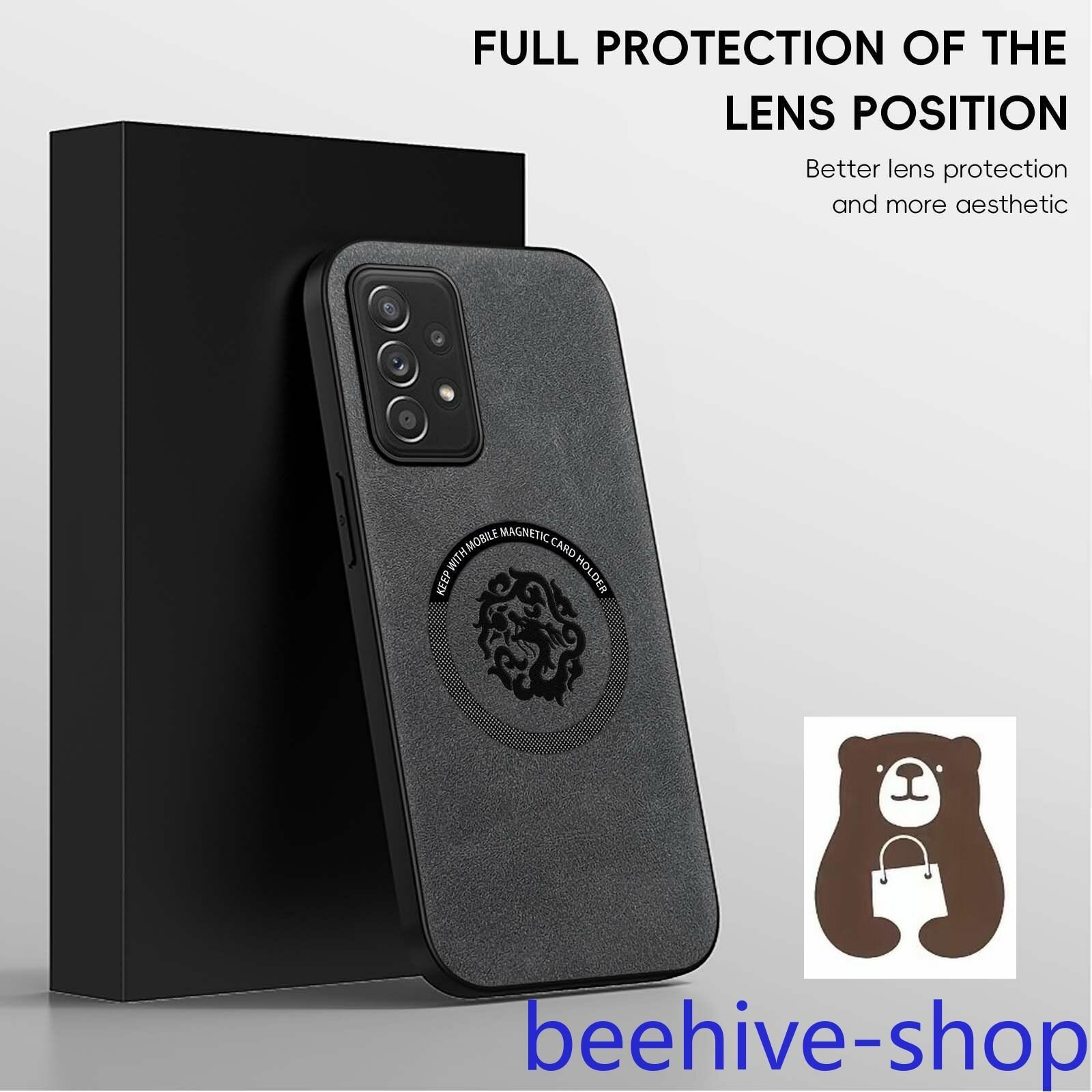 Чехол на Samsung Galaxy A12 5G, M12, F12 /(Самсунг Галакси A12 5G, M12, F12) / Высококачественная кожа / Беспроводная зарядка