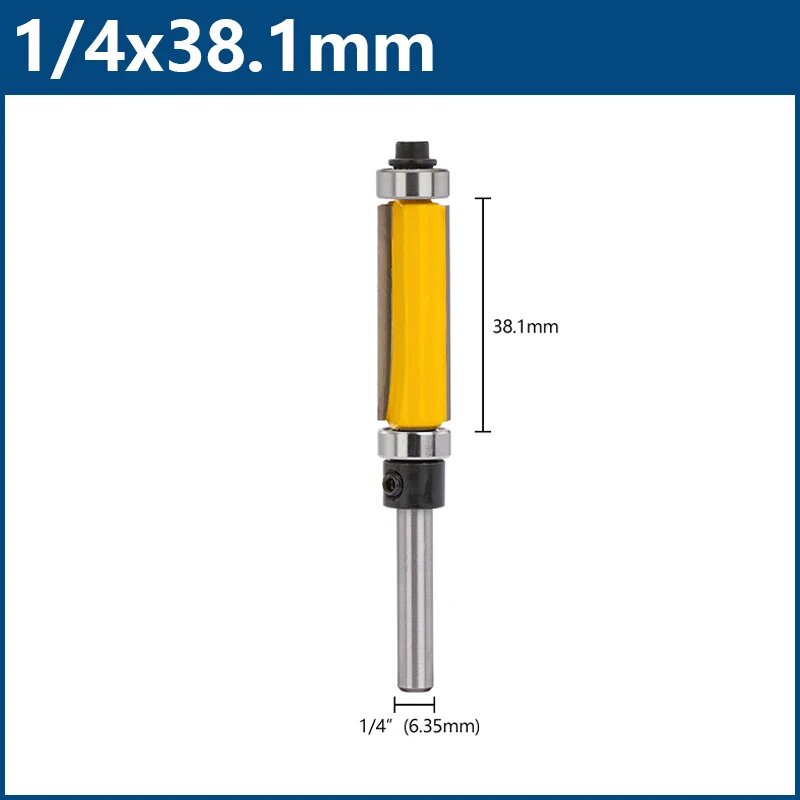 Прямая фреза xcan 1/4' твердосплавная 6.35x38.1mm