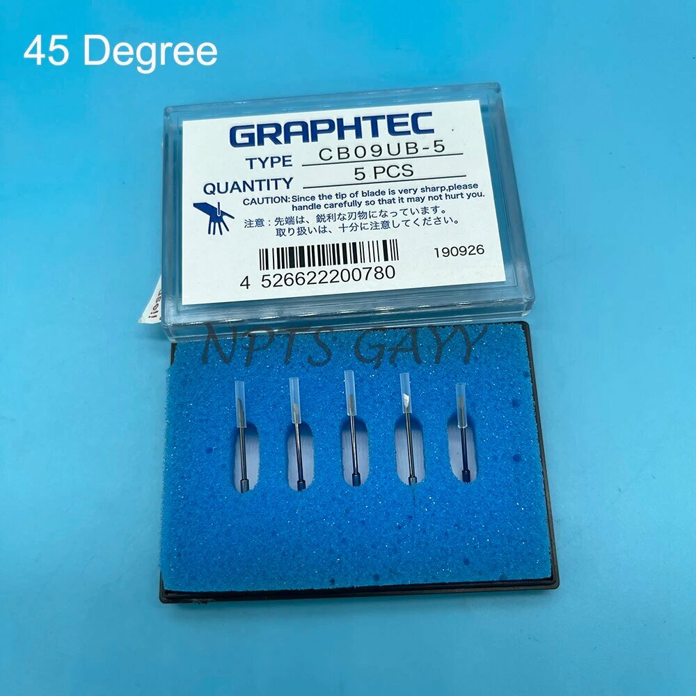 Лезвия для режущего плоттера Graphtec CB09 NPTS GAYY CB09UB-5 45 degree