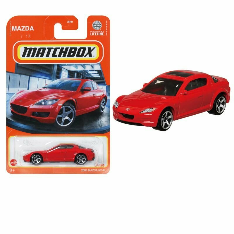 Машинка Matchbox 2024-30782:2004 Mazda Rx-8