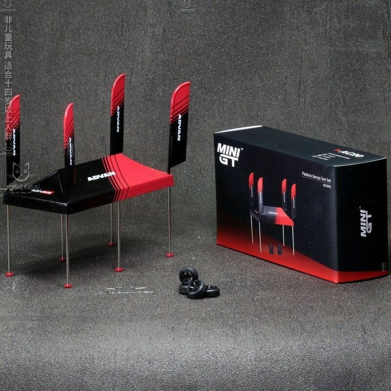 Машинка MINIGT Alloy car model Mercedes Actros transport trailer Nissan S15 ADVAN