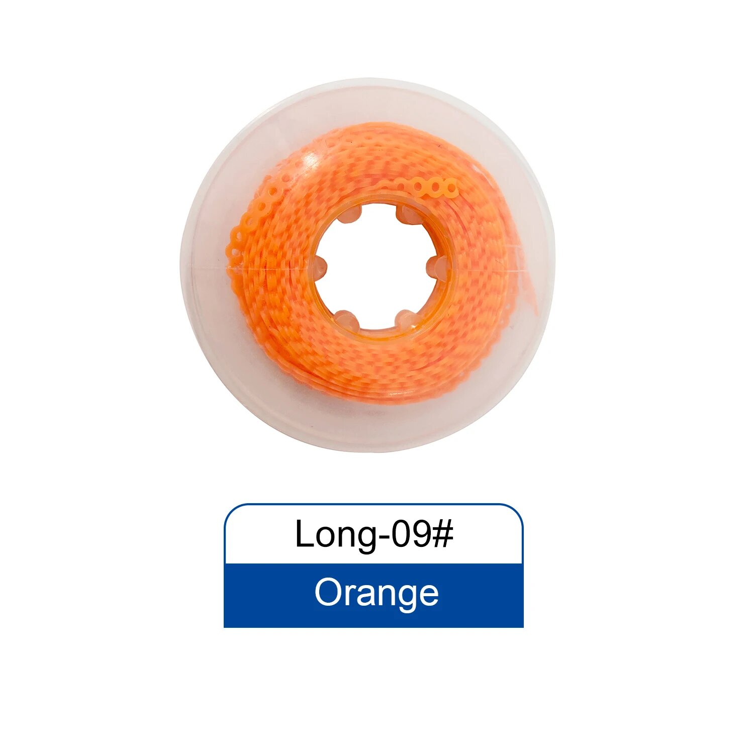 Ортодонтическая резиновая цепь для брекетов WellCK, Orange, Long-09#