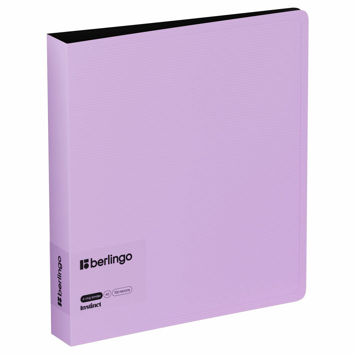 Папка на 4-х кольцах Berlingo Instinct (А5, корешок 35мм, 700мкм, D-кольца) лаванда (RB4_A5507)