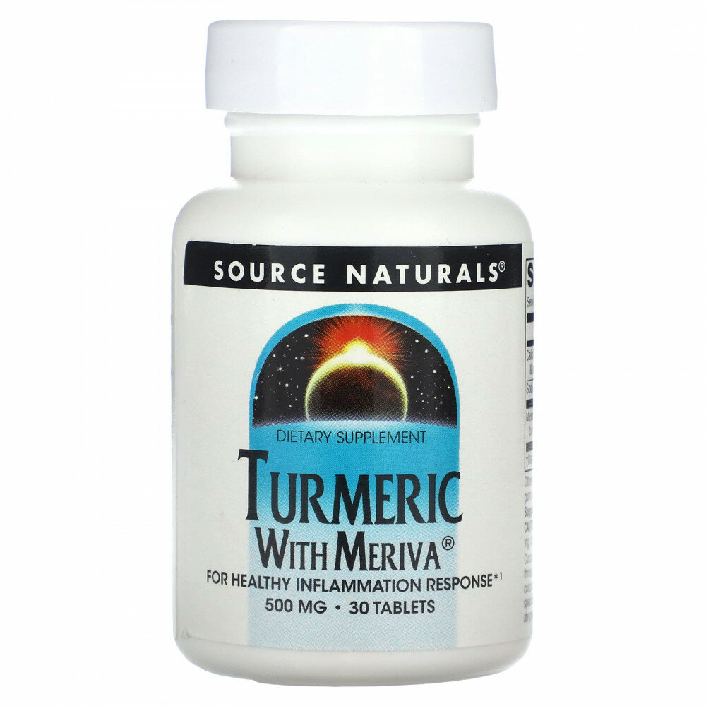 Source Naturals, куркума с Meriva®, 30 таблеток