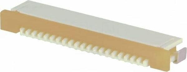 Разъем MOLEX 522712079 для плоского шлейфа 20 контактов 1мм угловой поверхостный монтаж,1шт