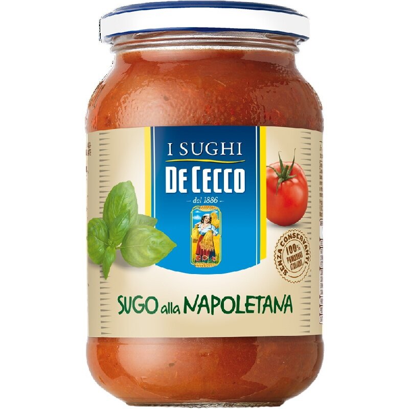 Соус DE CECCO Sugo alla Napoletana томатный с базиликом /стекло/ 400г