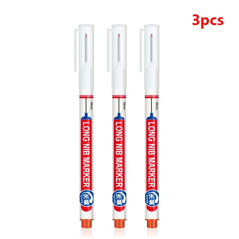 3 шт. маркеры Long Nib Marker, Red