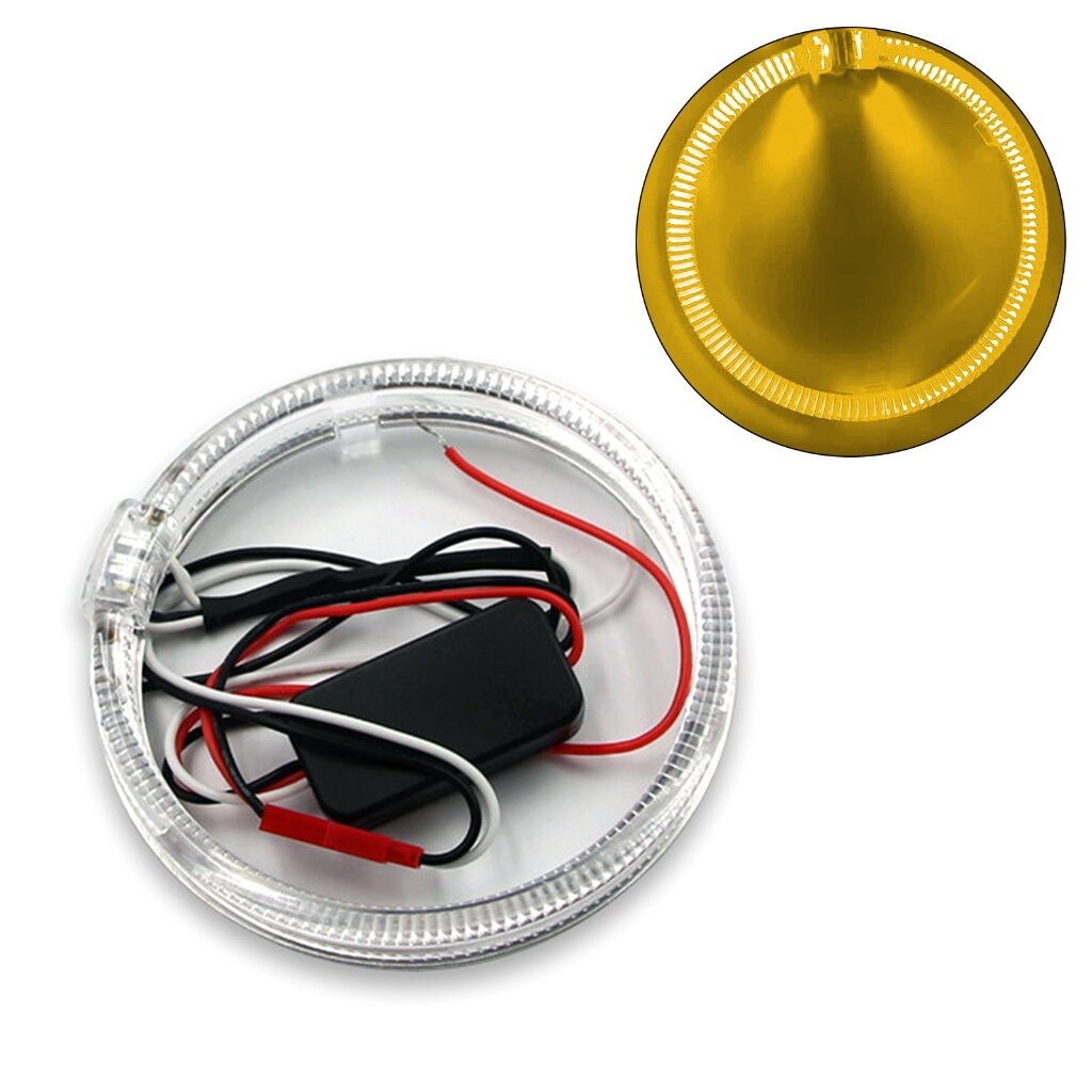 Светодиодный Световод DRL HaloRing для Автомобильных Фар Дневные Ходовые Огни Водонепроницаемый