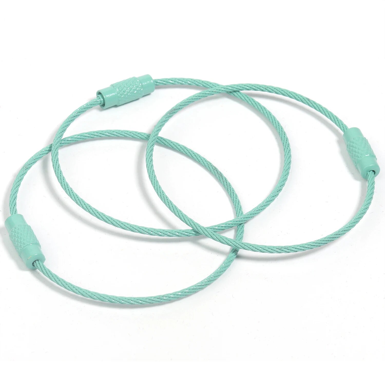 Брелоки AOHAYOOMQ из нержавеющей стали Lake Blue