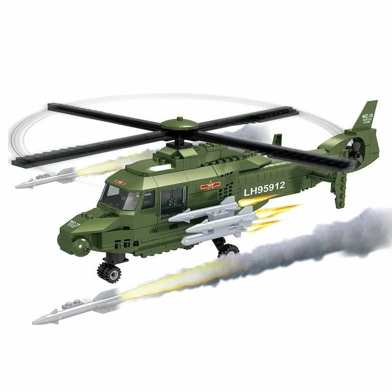 Конструктор пластиковый Ausini Армия Спец отряд 297 деталей