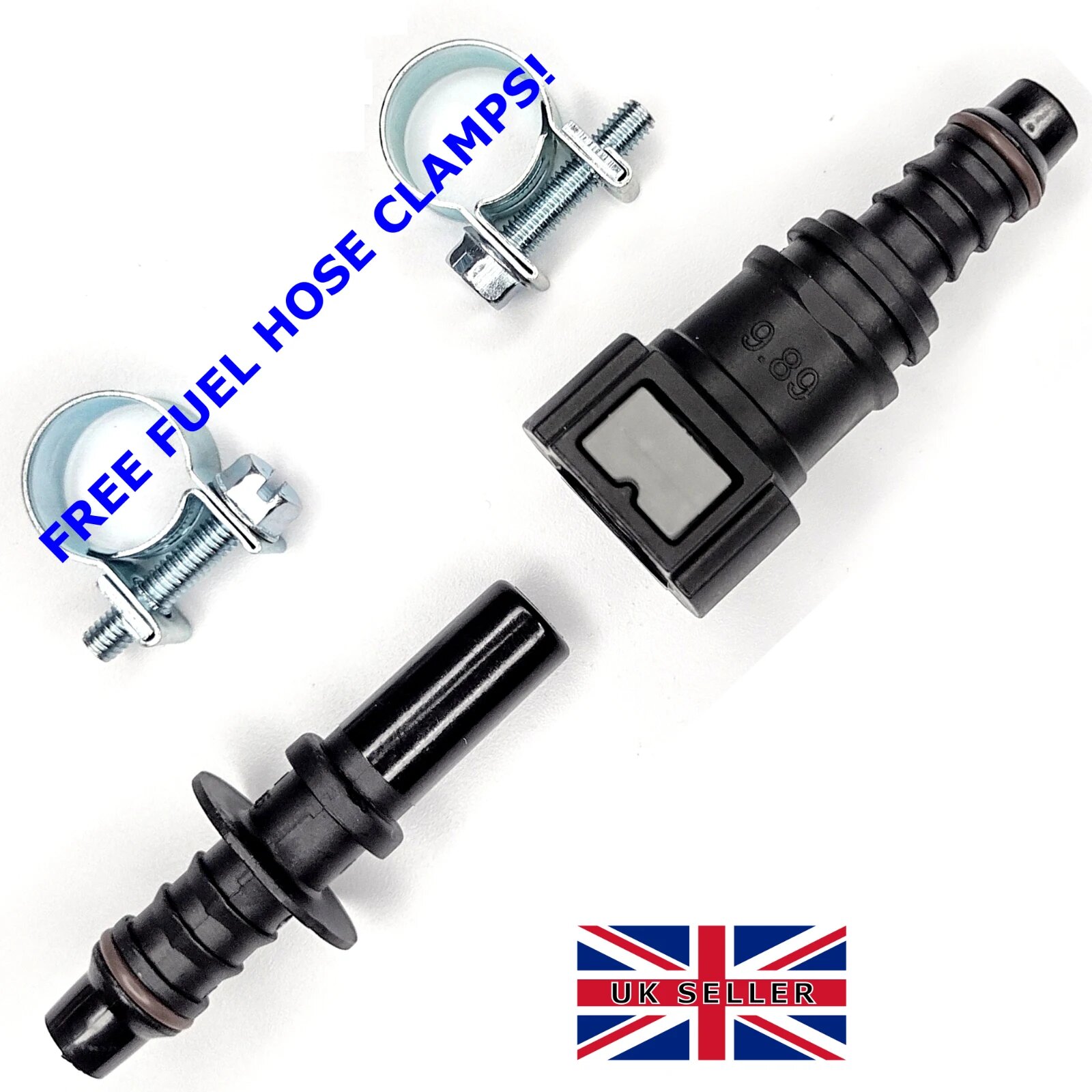 8mm 10mm Car Motorcycle Black Fuel Line Hose Coupler Quick Release Connector Black Motorcycle Part