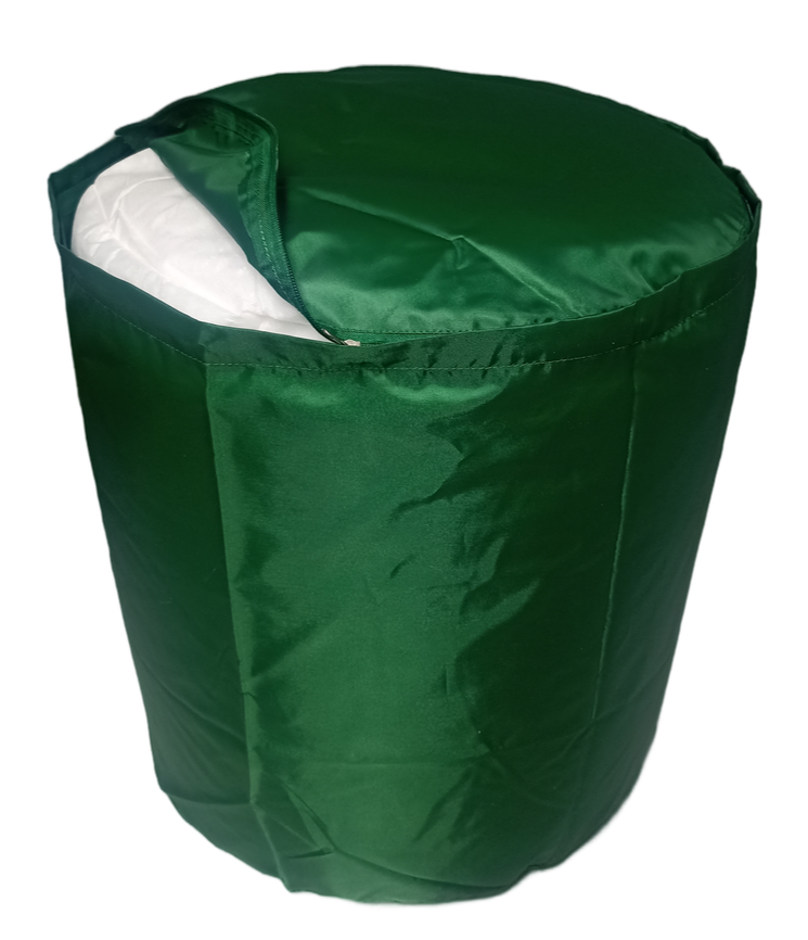 Мир Пуффов Пуфик «Цилиндр» цвет Зеленый, съемный чехол, влагостойкий оксфорд