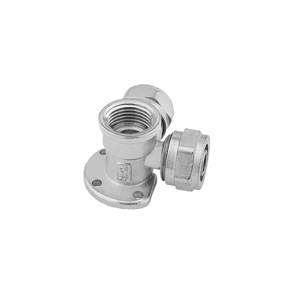 Тройник с креплением угловой обжимной PROFACTOR ц/в/ц 16х1/2"х16 PF PF 499