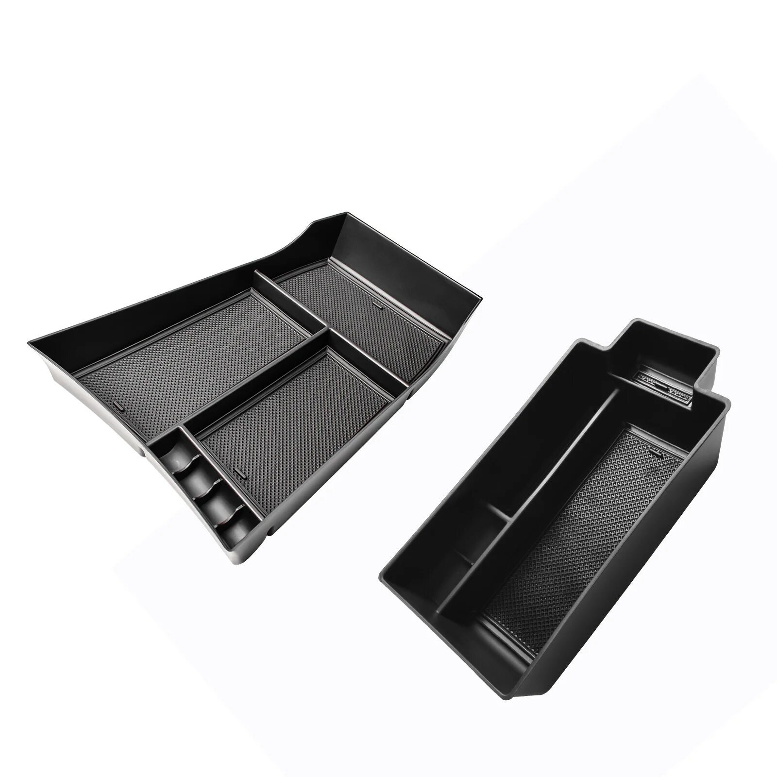 2 шт. органайзер на центральной консоли для Nissan X-trail Rogue 2021 2022 2023 2024 T33, подлокотник, нижний ящик для хранения, автомобильный лоток на центральной консоли