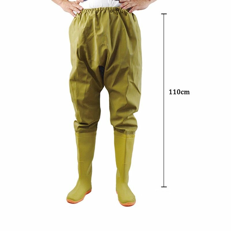 Рыболовные вейдерсы, износостойкие, водонепроницаемые, противоскользящие, брюки для мужчин и женщин, 42