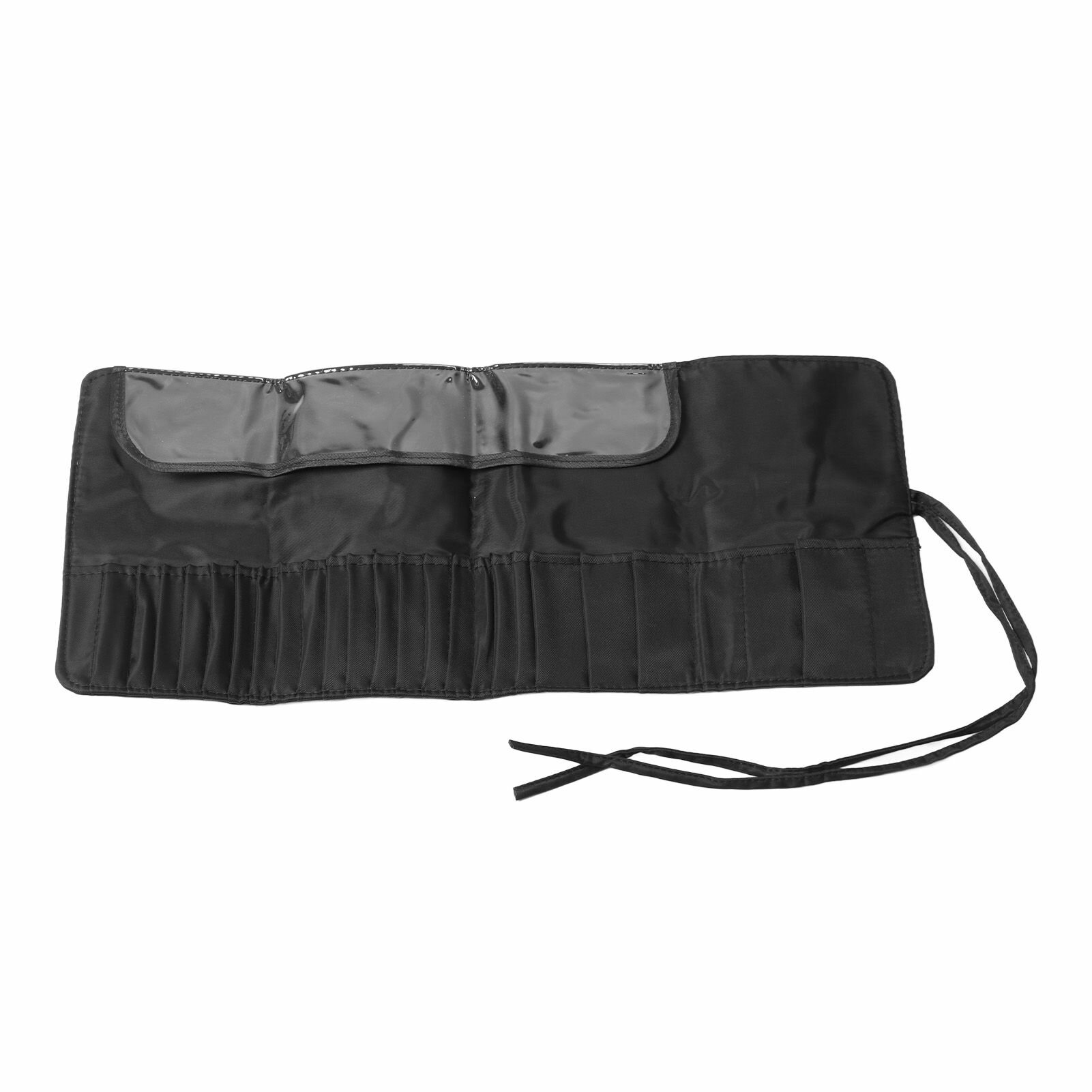 Чехол для кистей для макияжа, 26 отверстий, сумка для хранения косметических инструментов, черная, большая вместимость, водонепроницаемый дорожный органайзер для кистей для макияжа