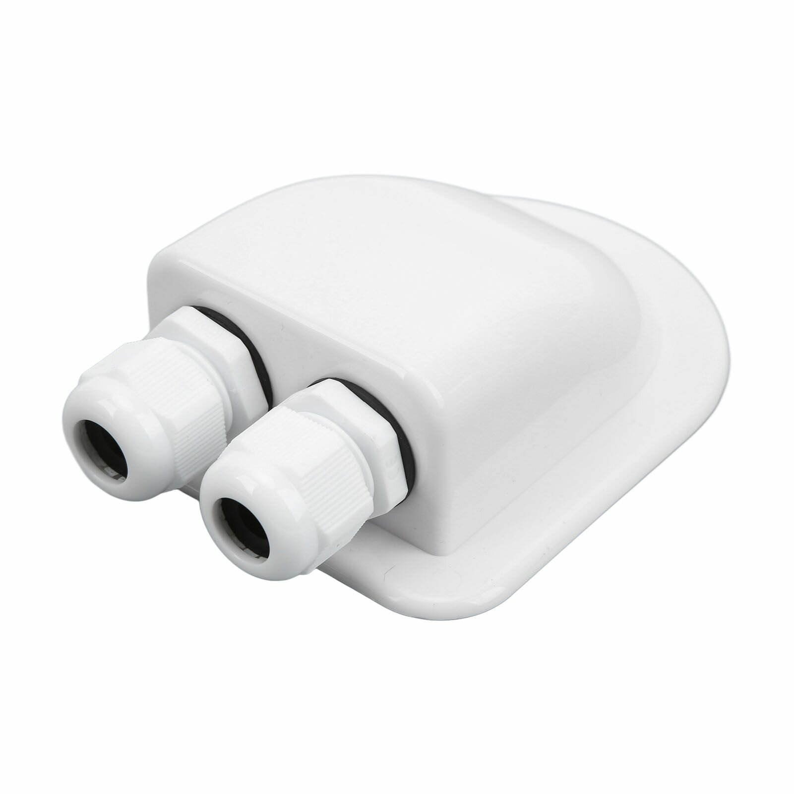 Двойной кабельный ввод ABS IP68 водонепроницаемый и устойчивый к погодным условиям подходит для солнечных проектов RV Boat Marine 1 шт. 2 провода 4 провода