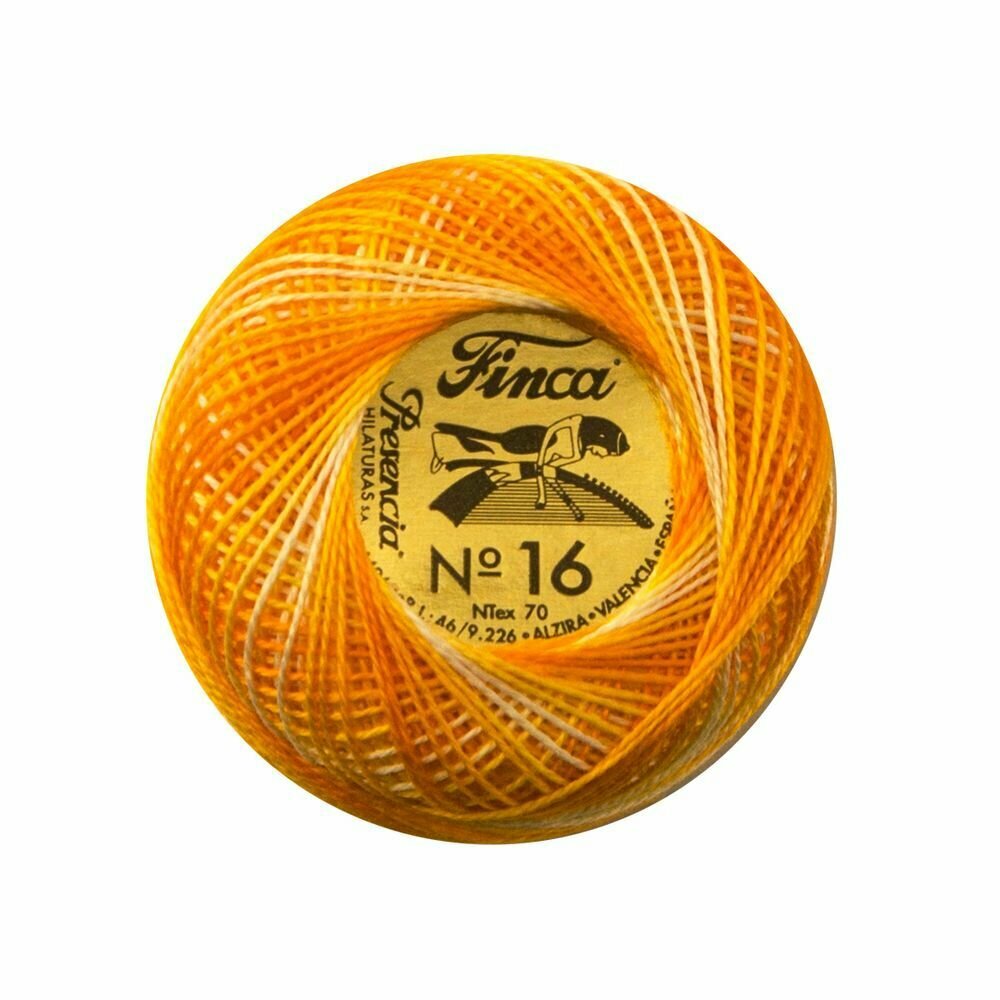 Мулине PRESENCIA HILATURAS "Finca Perle", Жемчужное, №6, мультколорный цвет 9100, 1 моток