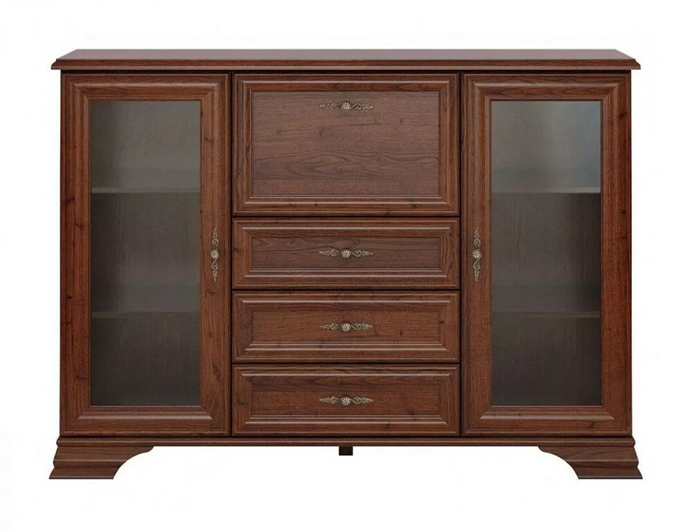 BRW Комод-бар Кентаки KOM2W3S1B каштан