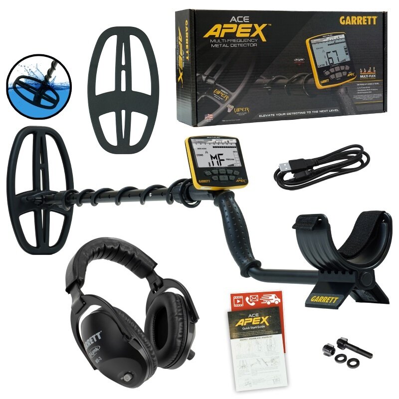 Металлоискатель Garrett ACE Apex с наушниками