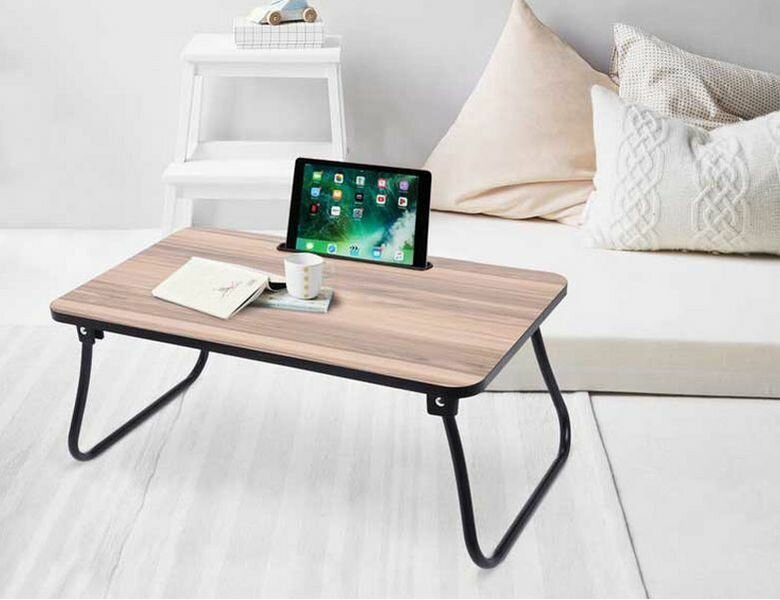 Складной столик-поднос 'завтрак В постель!', дерево, металл, 53х30 см, Koopman International 170483910