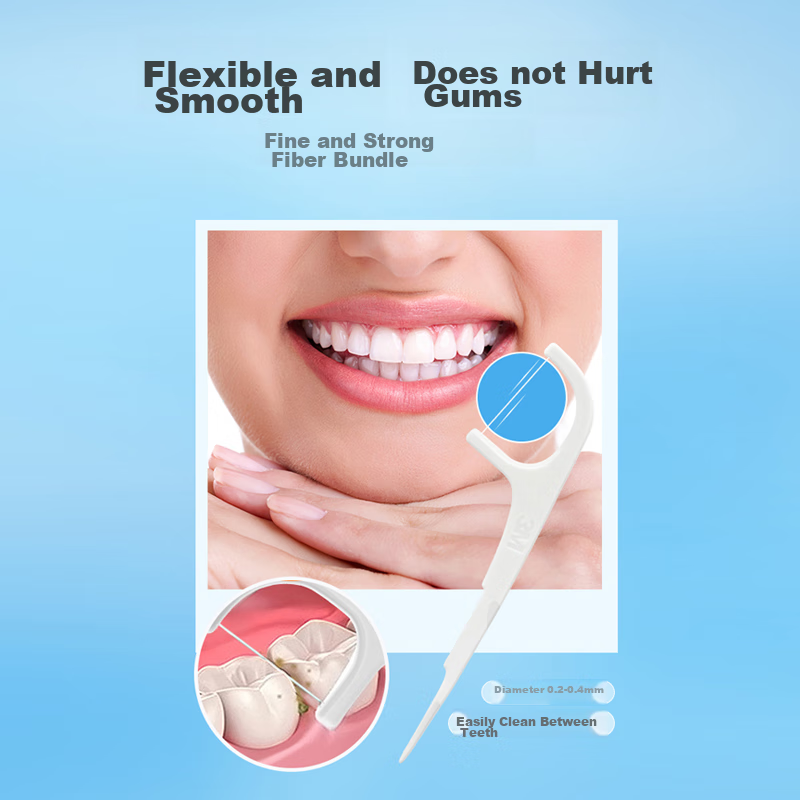 3M Dental Floss Picks, Smooth Floss for Cleaning Teeth And Gums, Adult Interdental Floss Picks (36+4 Pieces with Travel Case)