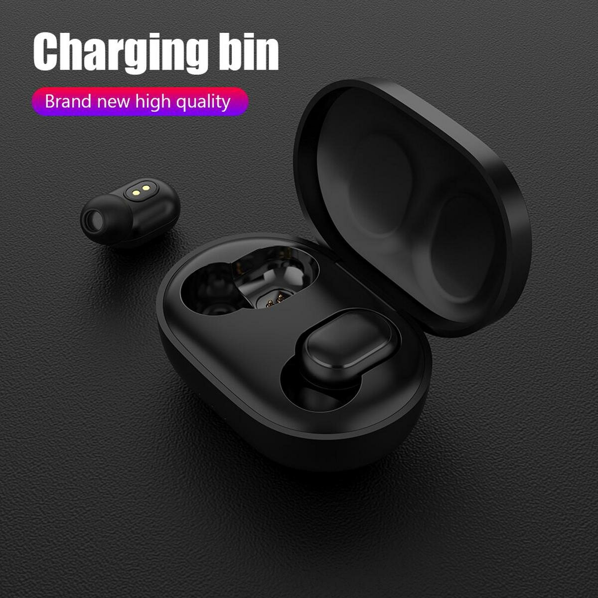 Наушники Bluetooth-совместимые беспроводные с USB-кабелем для Xiaomi Redmi AirDots Earbuds Charger Box Accessories 300mA