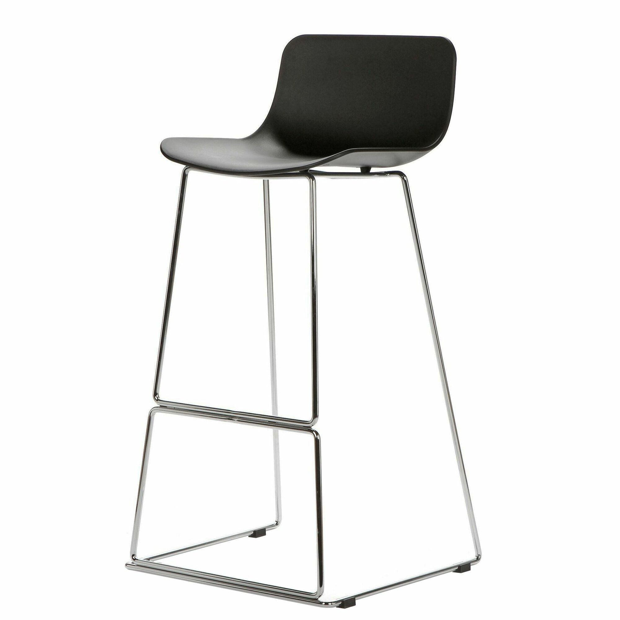 Стул "Neo", полубарный, металл, 49 см x 49 см x 90 см, нагрузка до 120 кг, черный