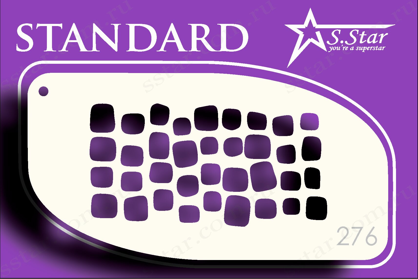 Трафарет для аквагрима постоянного пользования