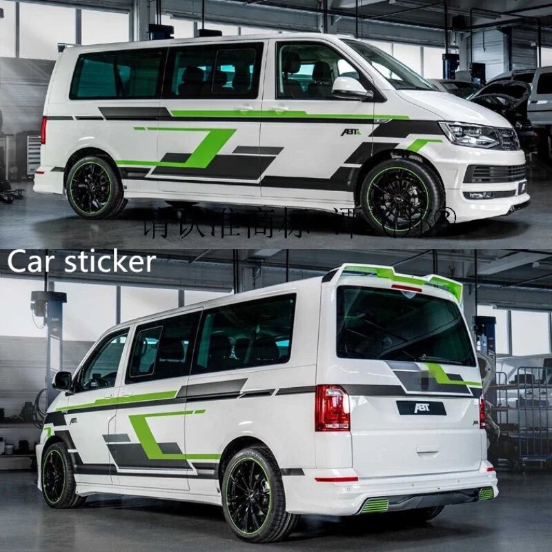 Автомобильная наклейка для Volkswagen VW T6 T5, внешнее украшение кузова, настройка, спортивная наклейка, пленка, аксессуары T6