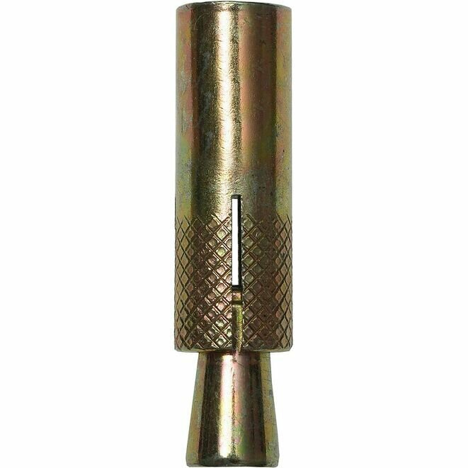 Анкер забивной, желтопассивированный, ЗУБР 15 шт, М16х63 мм