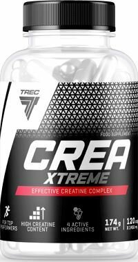Креатин капсулы, 120 капс, с транспортной системой Trec Nutrition Crea Xtreme,
