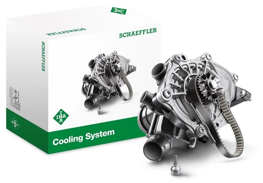 Насос водяной, термостат VAG (корпус с насосом + модуль управления) , 538036010 (5381055100) Ina