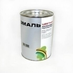 Эмаль радуга ВДАК-220 COLORS белая (0,9л)