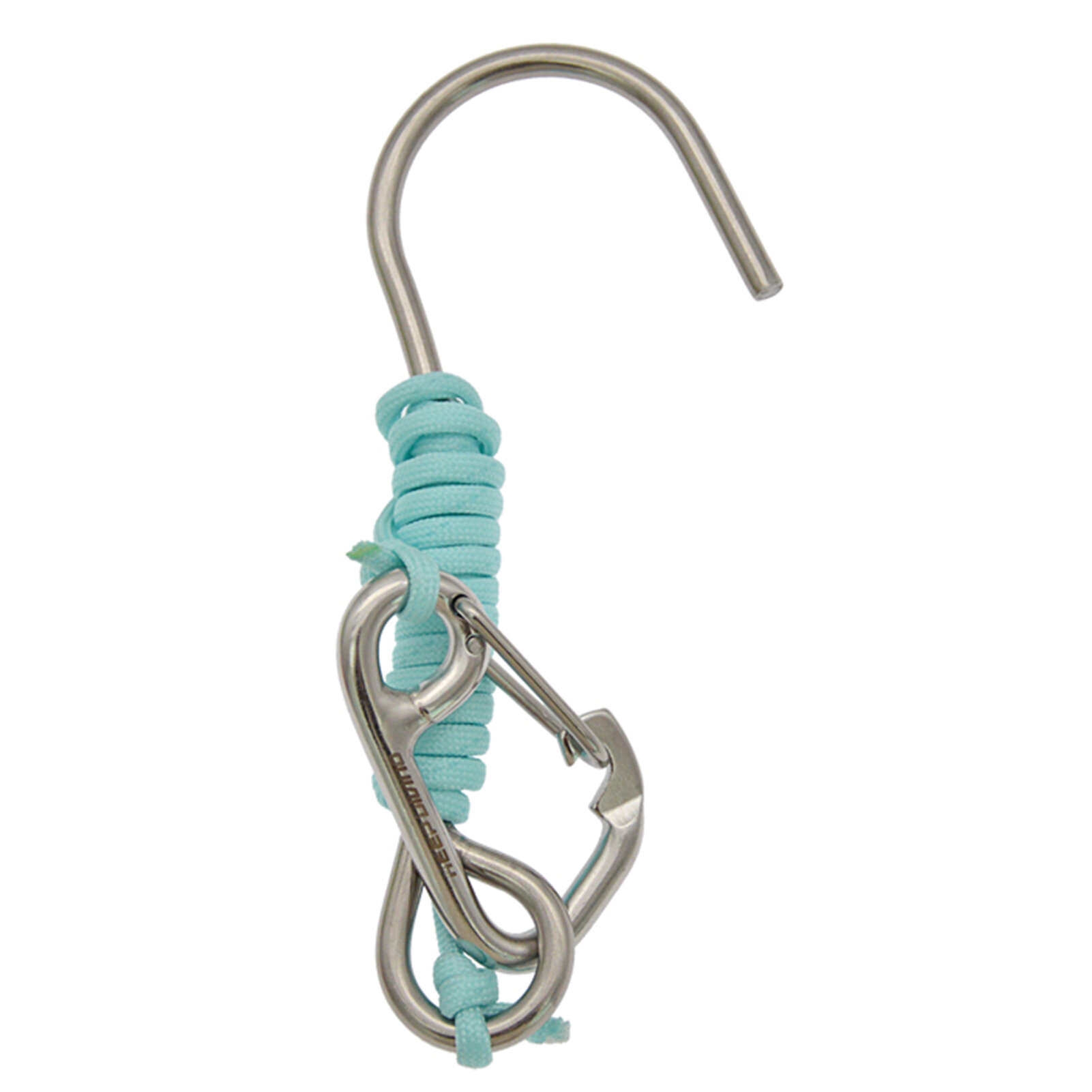 Крюк для рифового дрейфа, дайвинг, нержавеющая сталь 316, с плетеным шнурком.