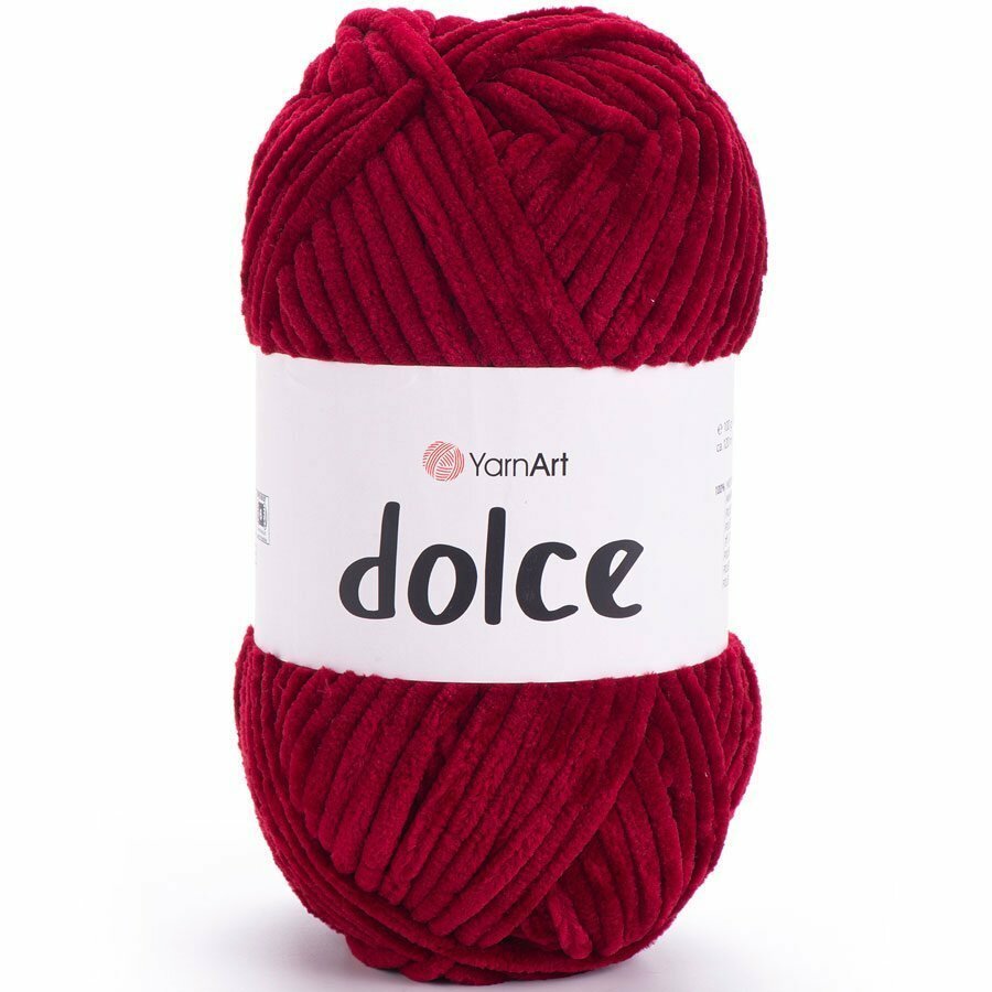 Пряжа Yarnart DOLCE 752 вишня (5 мотков)