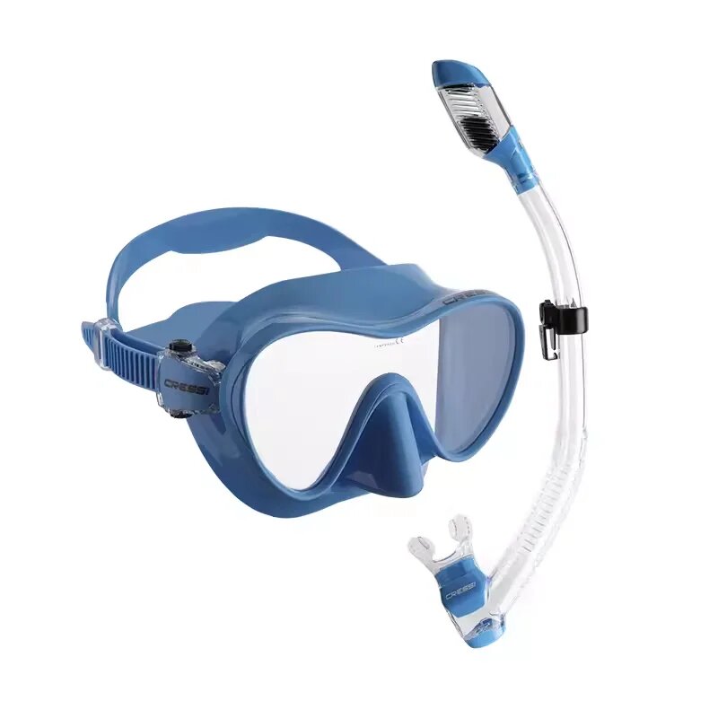 Cressi F1 детская маска для дайвинга Blue