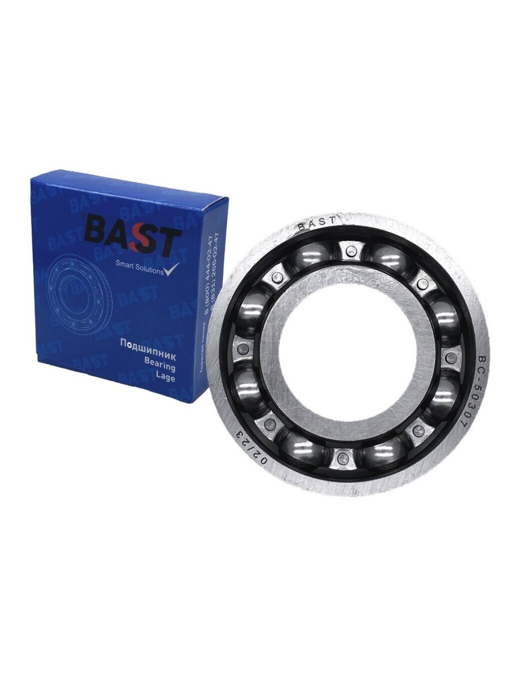 Подшипник КПП для а/м ГАЗ (№50307) (перв. вала) "BAST"